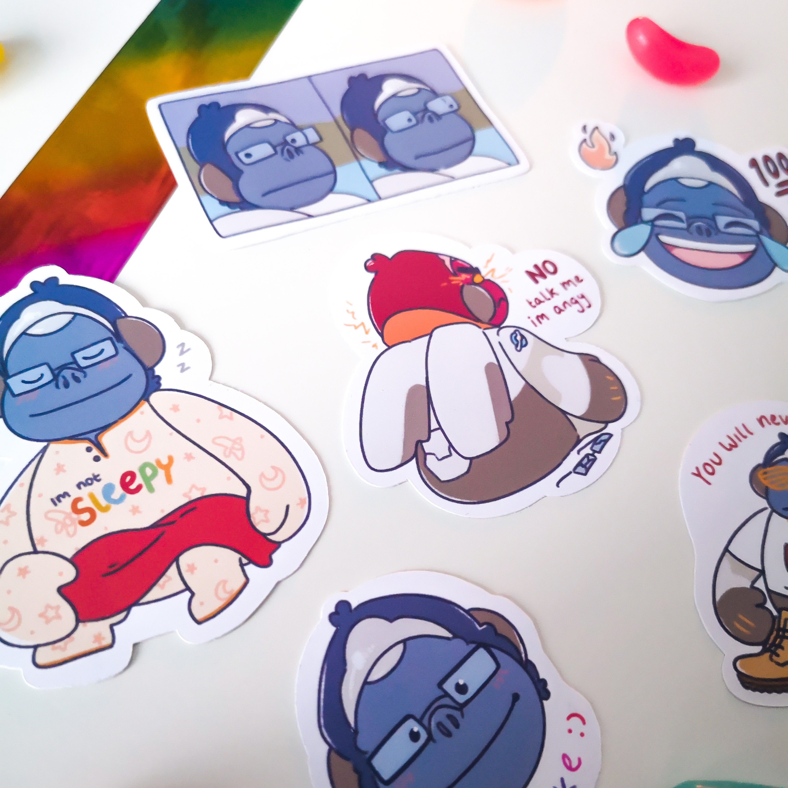 Winton Oberwatch Monkey Meme Overwatch Inspired Sticker Set - Etsy