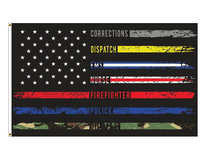 First Responders Flag - Etsy