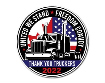 Freedom Convoy Bumper Sticker - Etsy