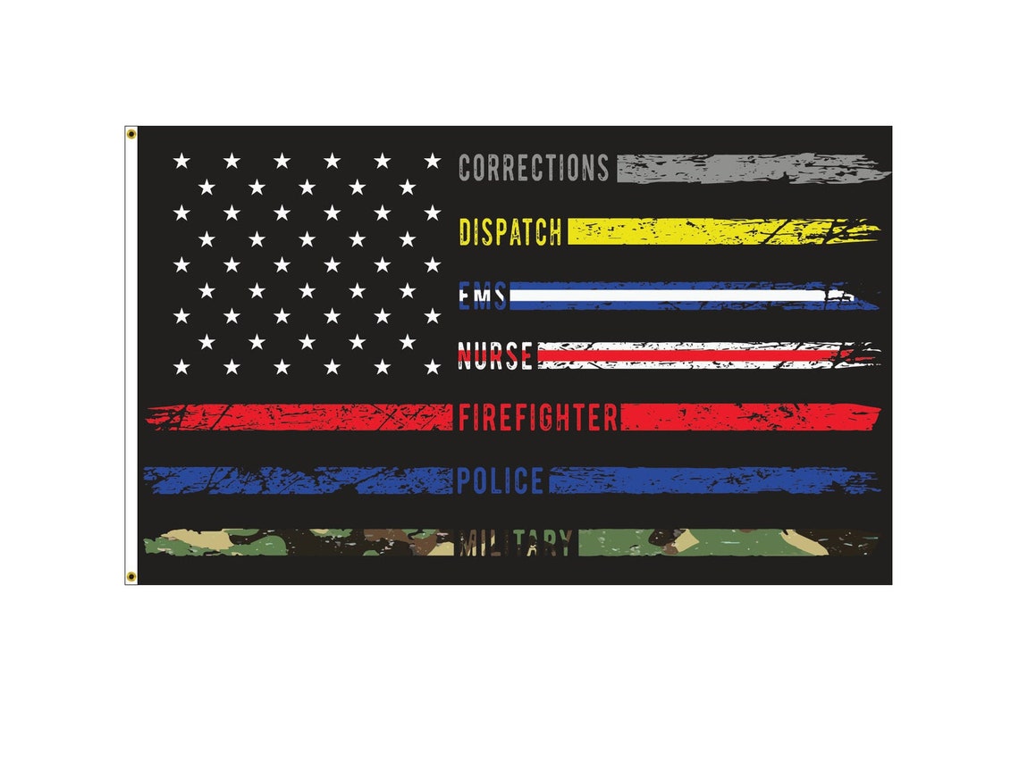 First Responders Flag | Etsy