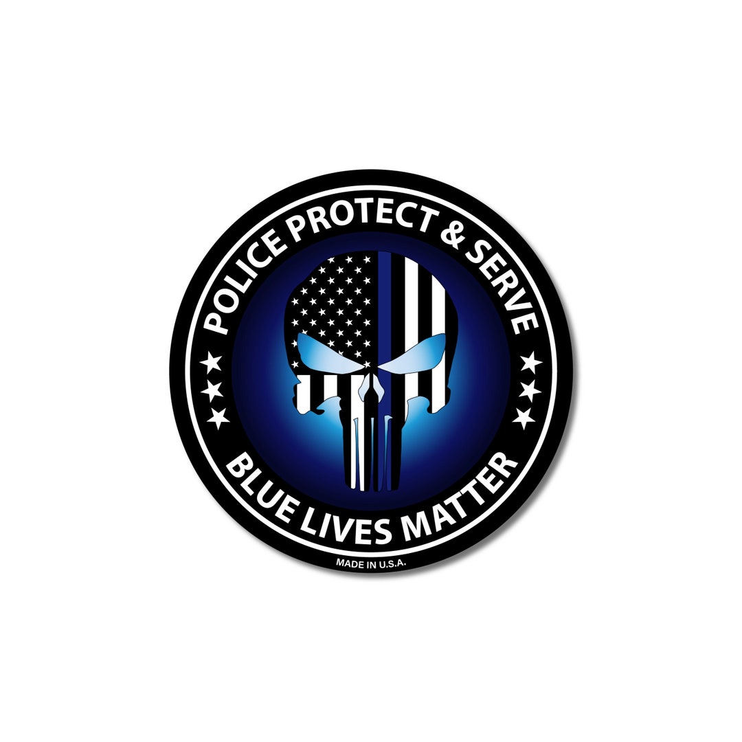 Police Protect and Serve Sticker - Etsy