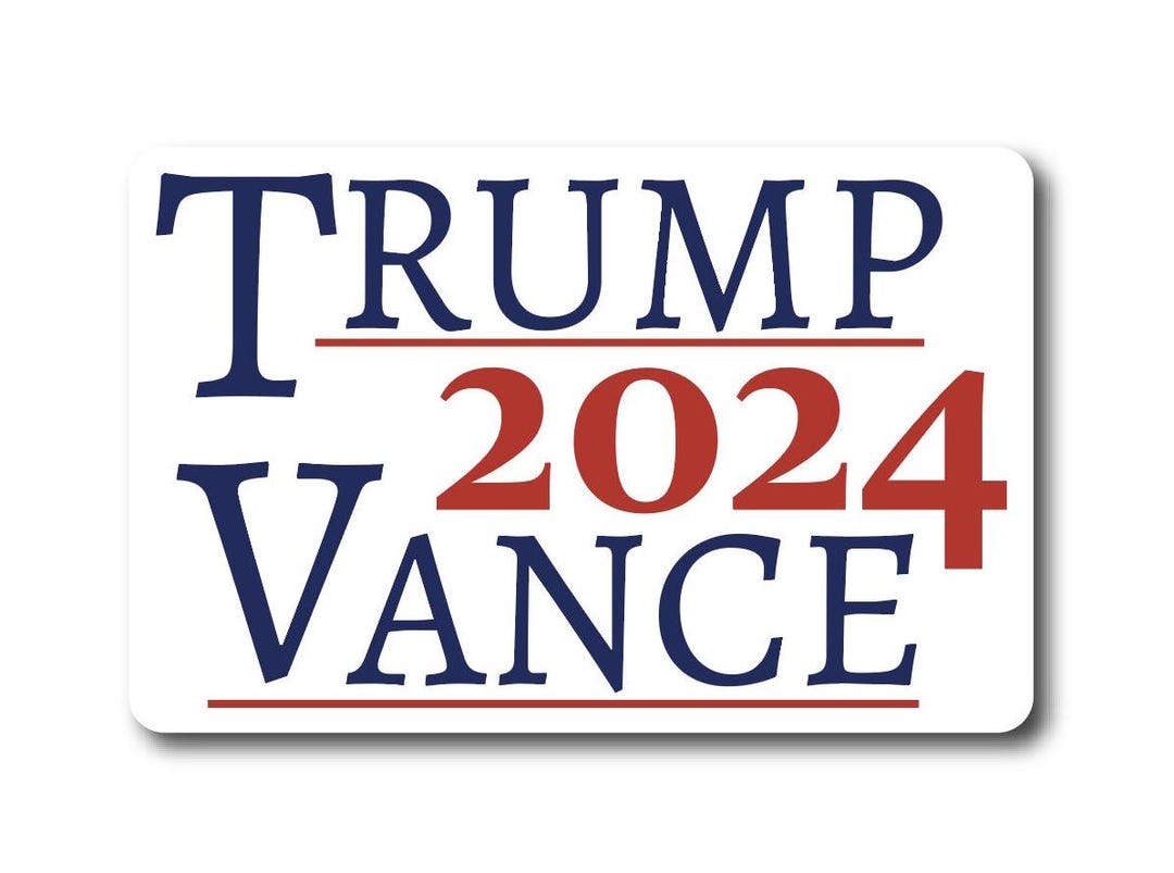 Trump Vance 2024 Sticker - Etsy