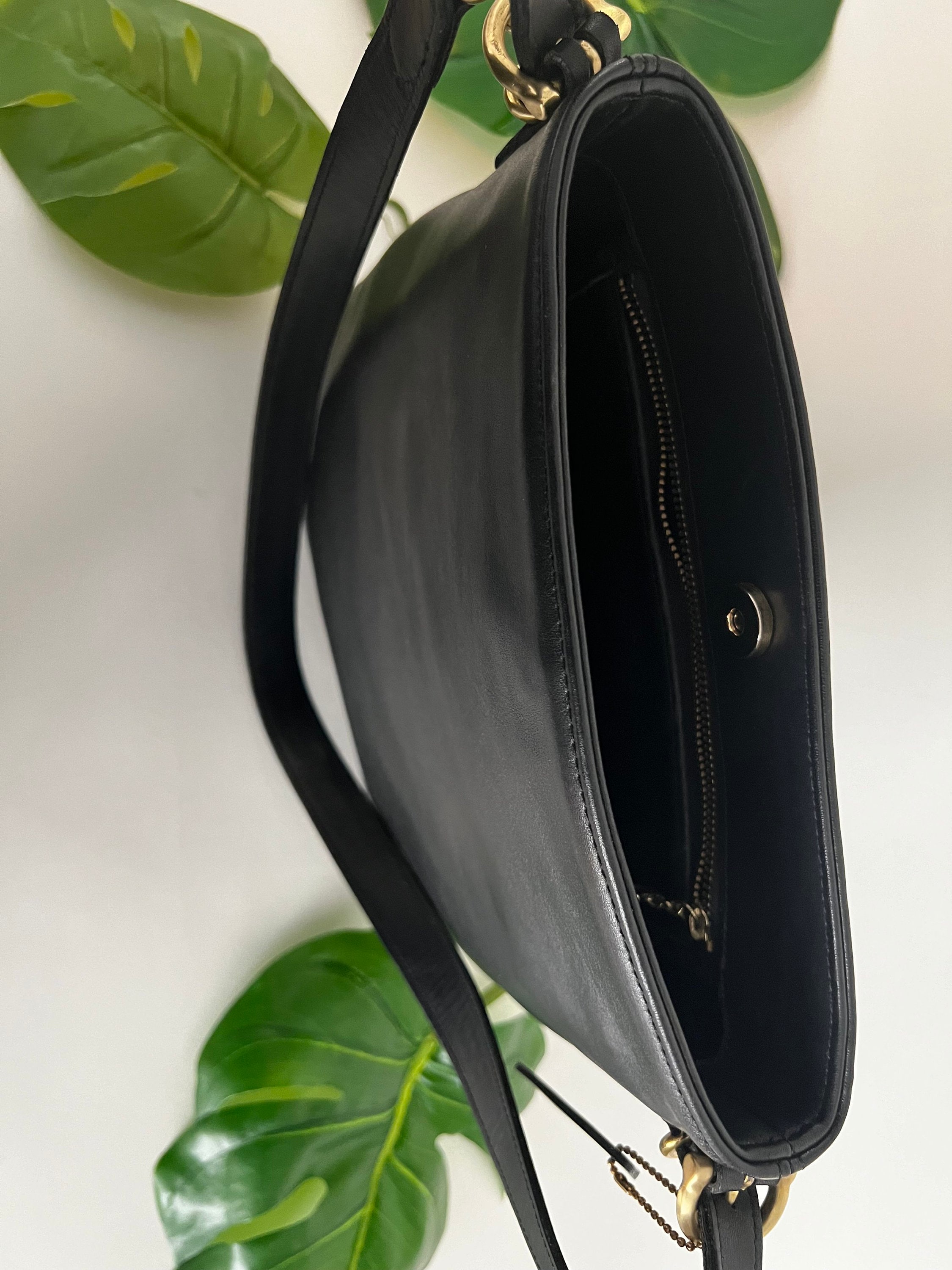 Vintage Coach | Equestrian Slim Bucket | 9806 | Black - Etsy