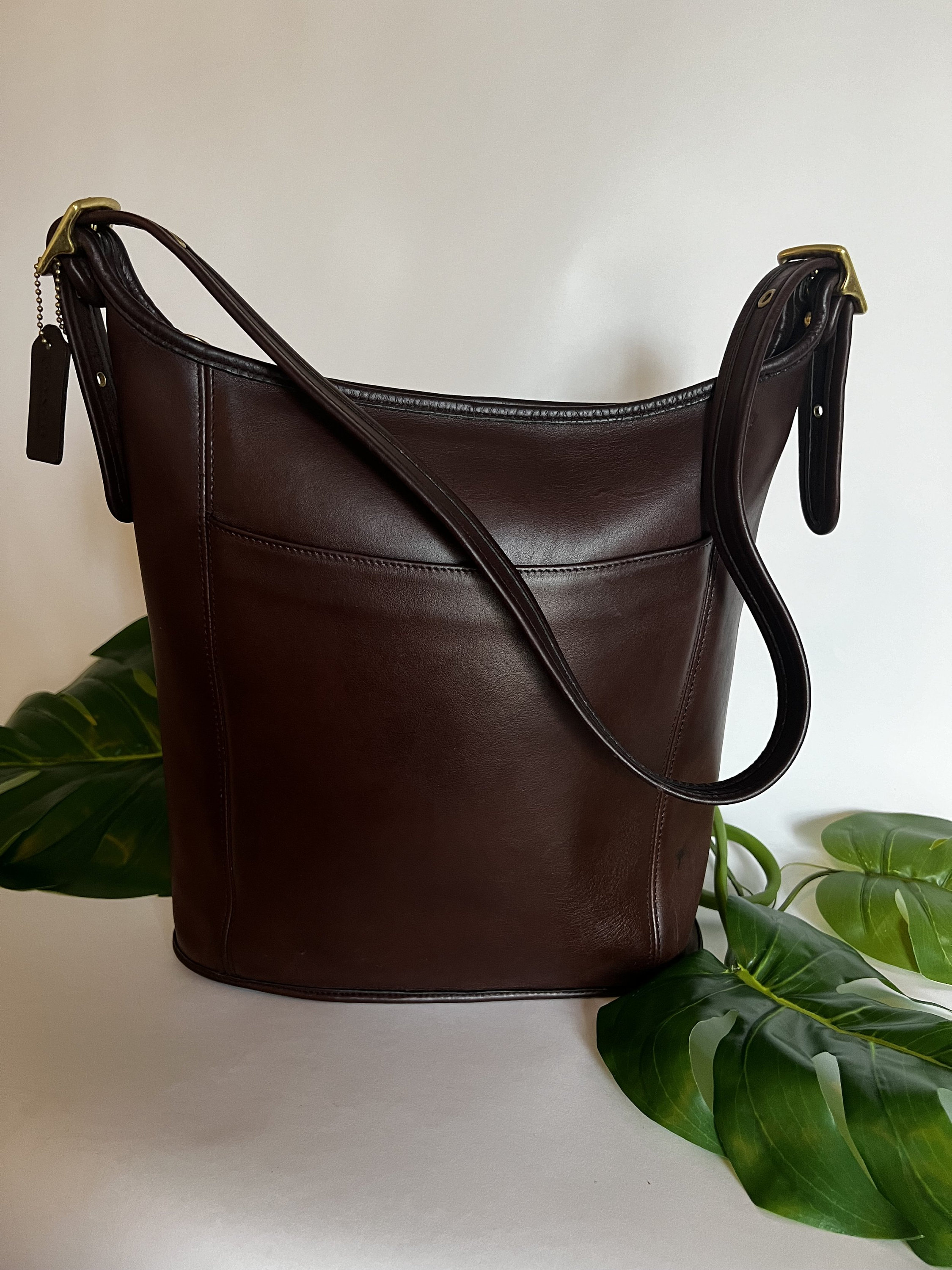 Vintage Coach Slim Duffle Sac 9060 Mahogany - Etsy