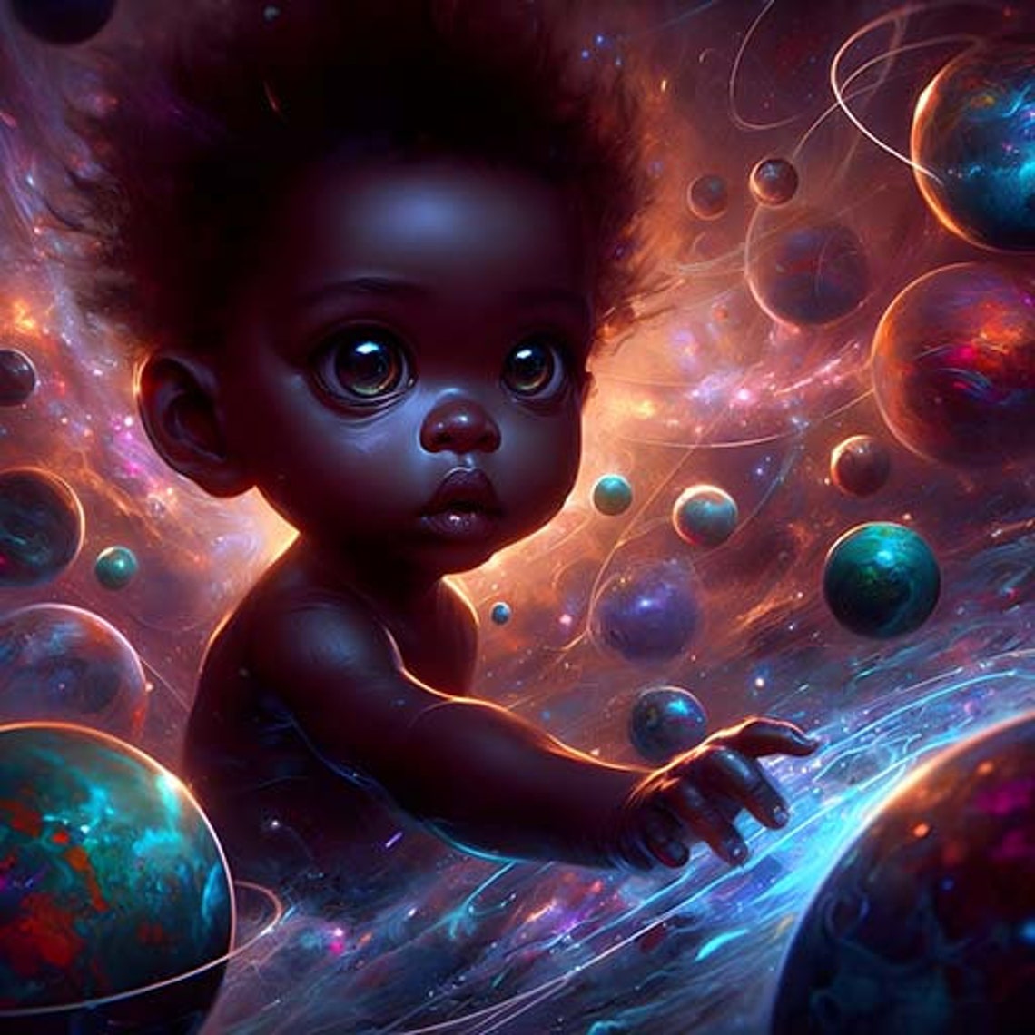 Celestial, Infant, Baby, Universe, Ethereal, Otherworldly, African ...