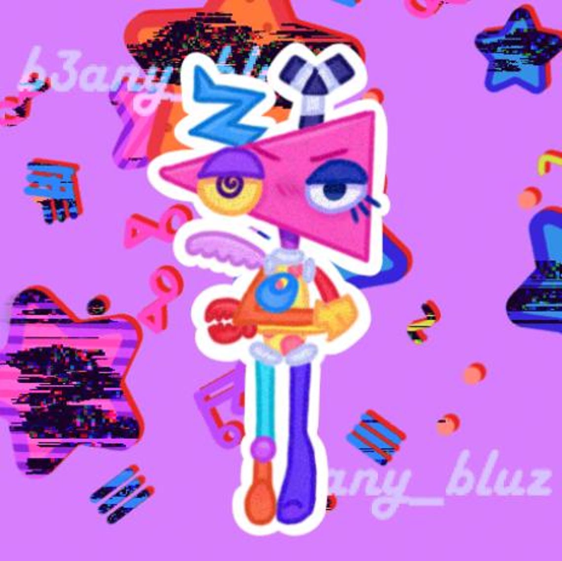 Holographic the Amazing Digital Circus Stickers, TADC Vinyl Stickers - Etsy