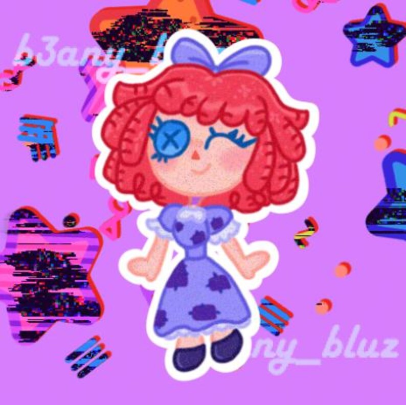 Holographic the Amazing Digital Circus Stickers, TADC Vinyl Stickers - Etsy