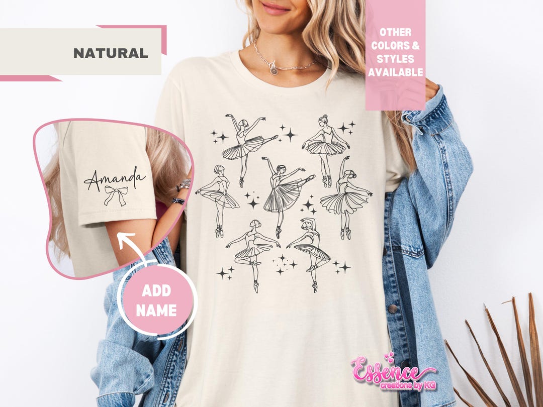 Custom Dance Shirt Ballerina Gifts Dance Competition Gift Dance Mom ...