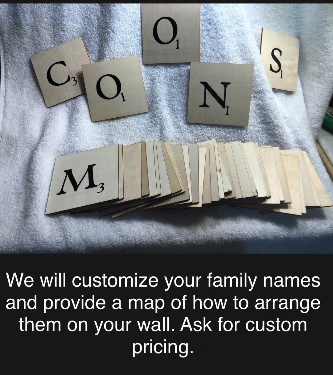 4" X 4" Family Tile Names - Etsy