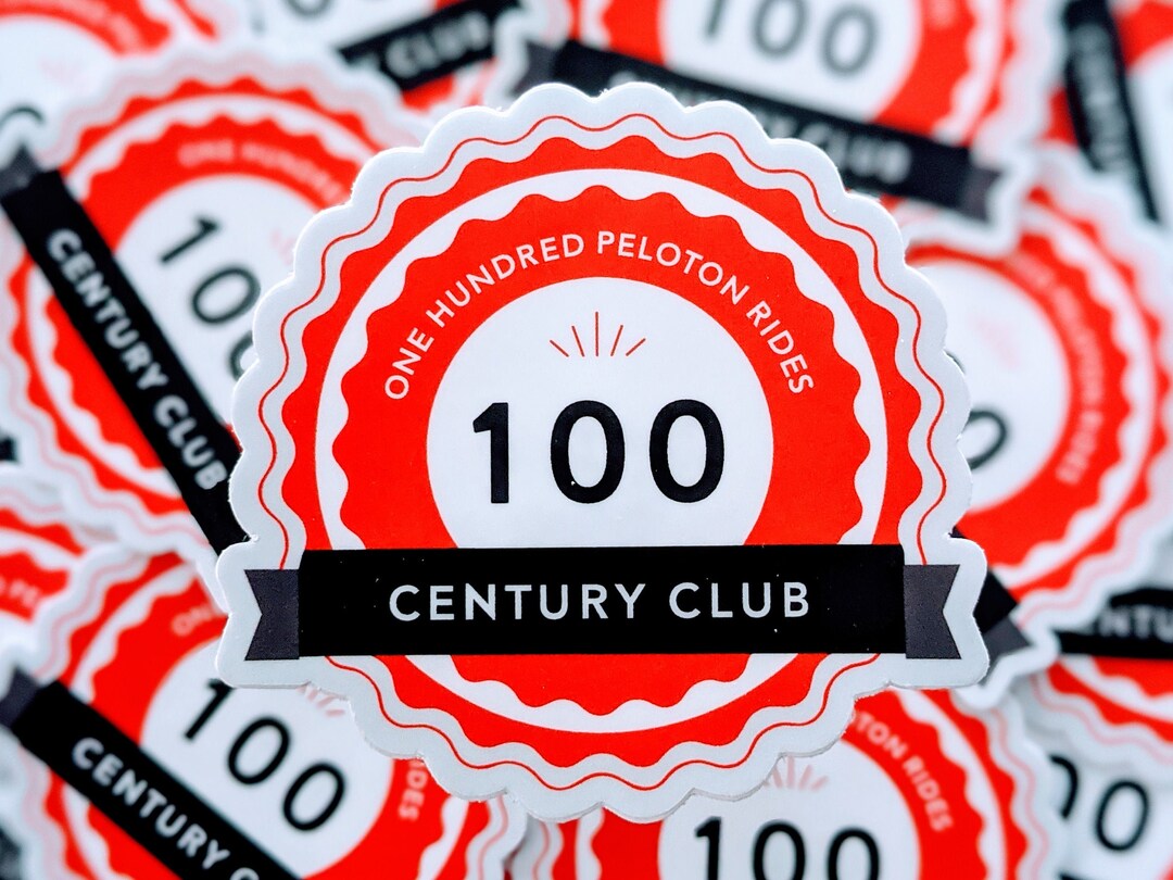 100 Rides Milestone Sticker - Etsy