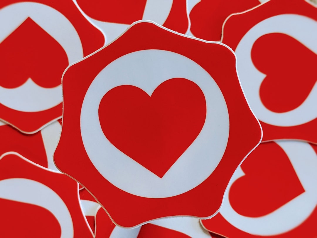 Resistance Love Knob Sticker - Etsy