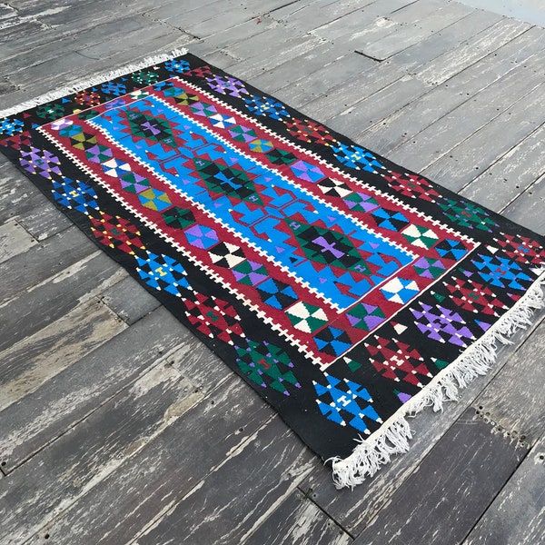 Large Vintage Turkish Rug - Etsy