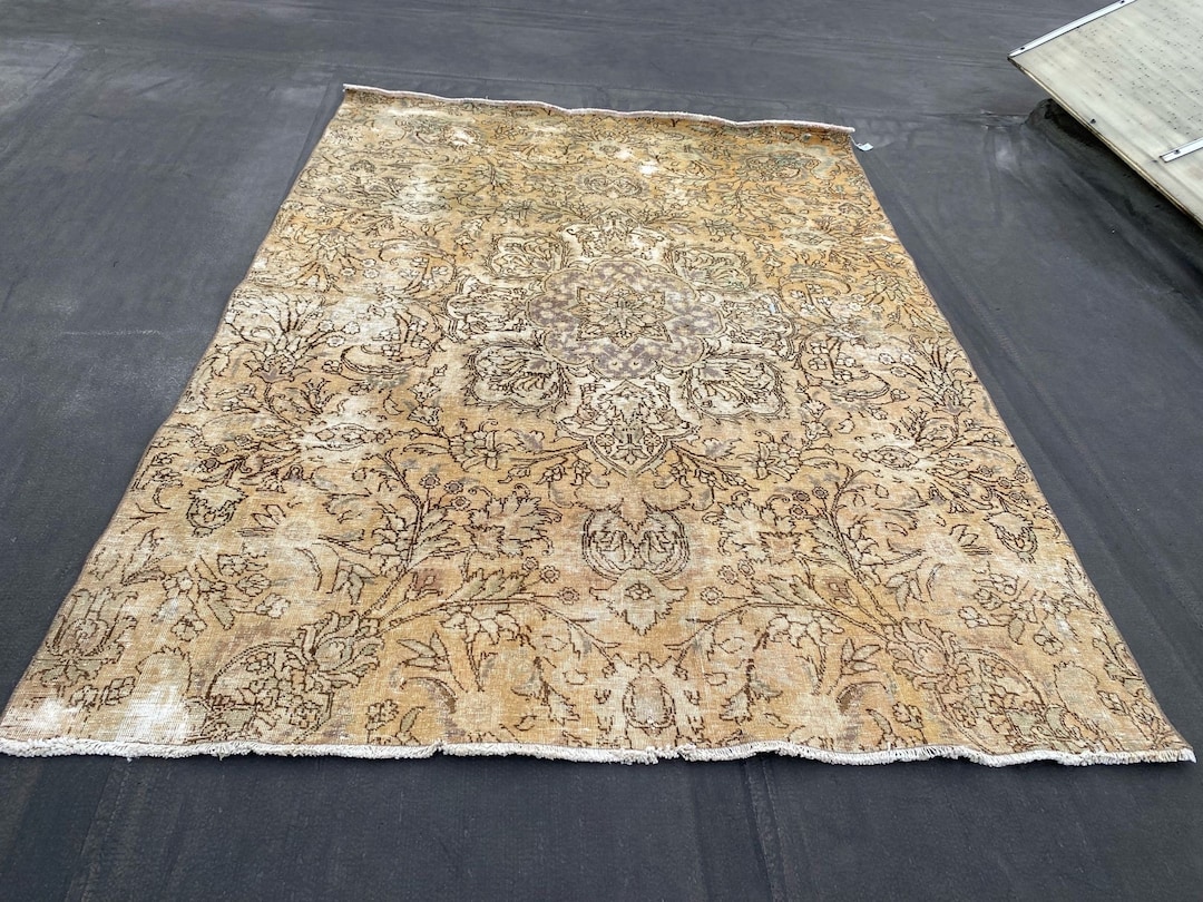 5.9x8.3ft Persian Collector Oversize Area Rug,oushak Rug,area Rugs ...