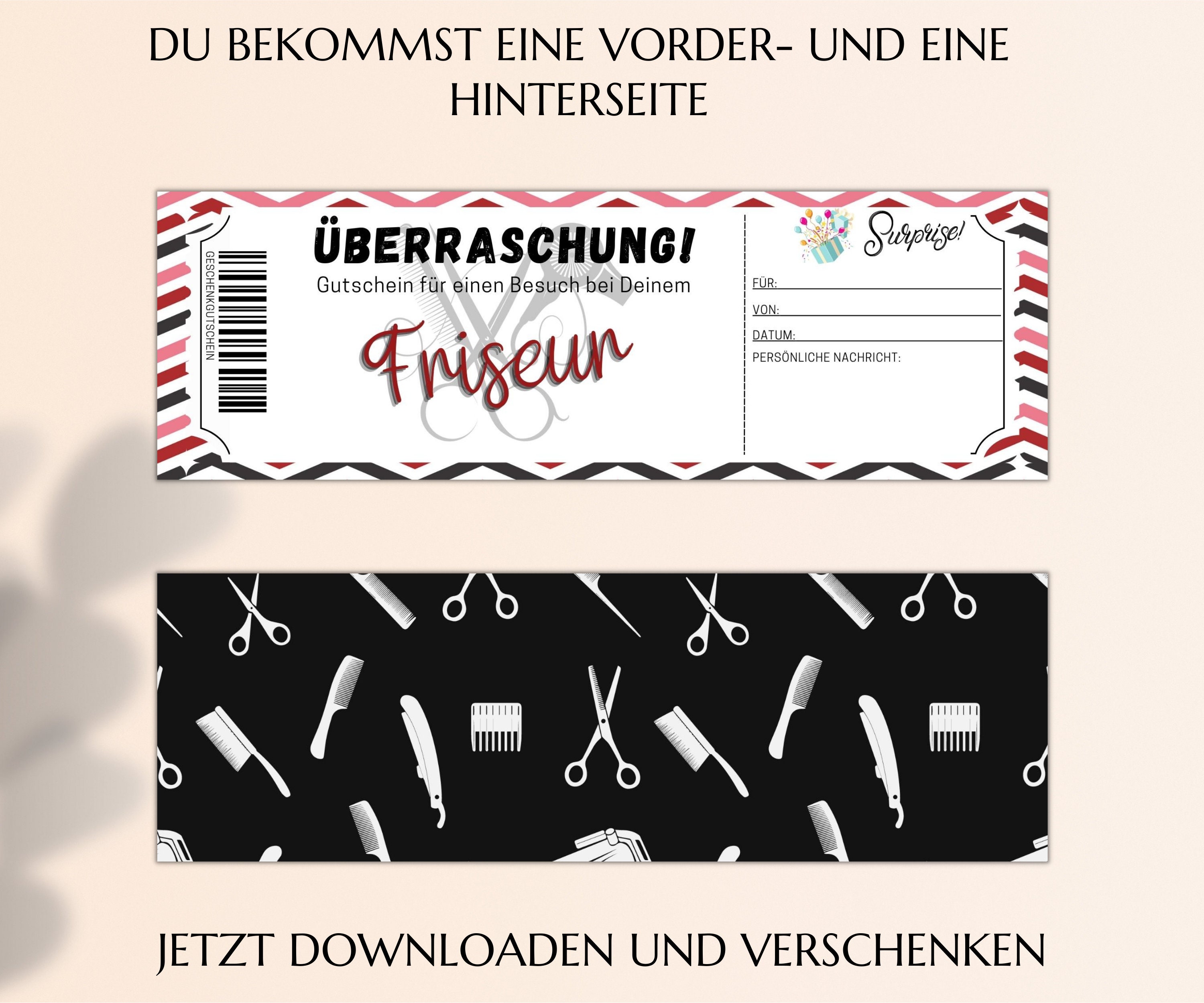 Stilvolle Friseur Gutschein Text Lustig Bilder