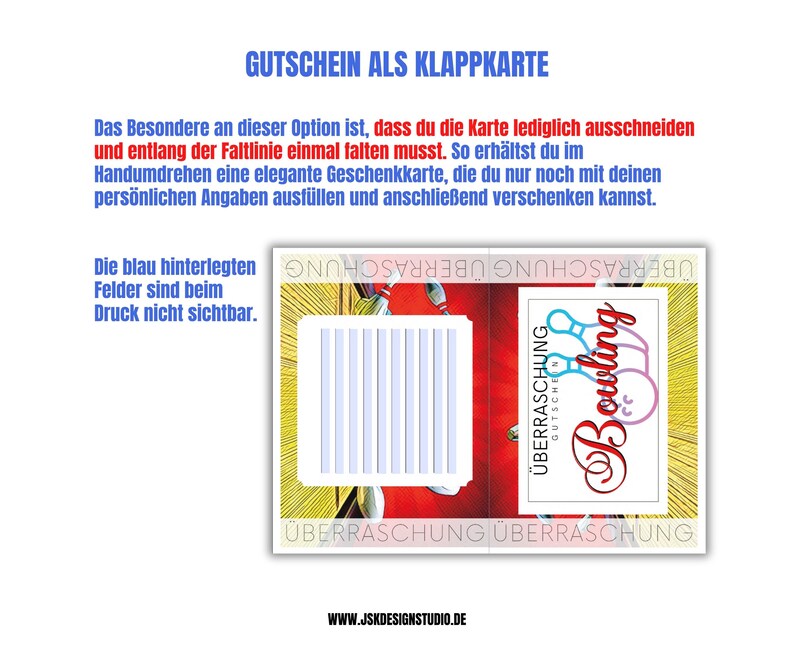 Bowling Voucher Template for Printing | Pdf Customizable | DIY Gift ...