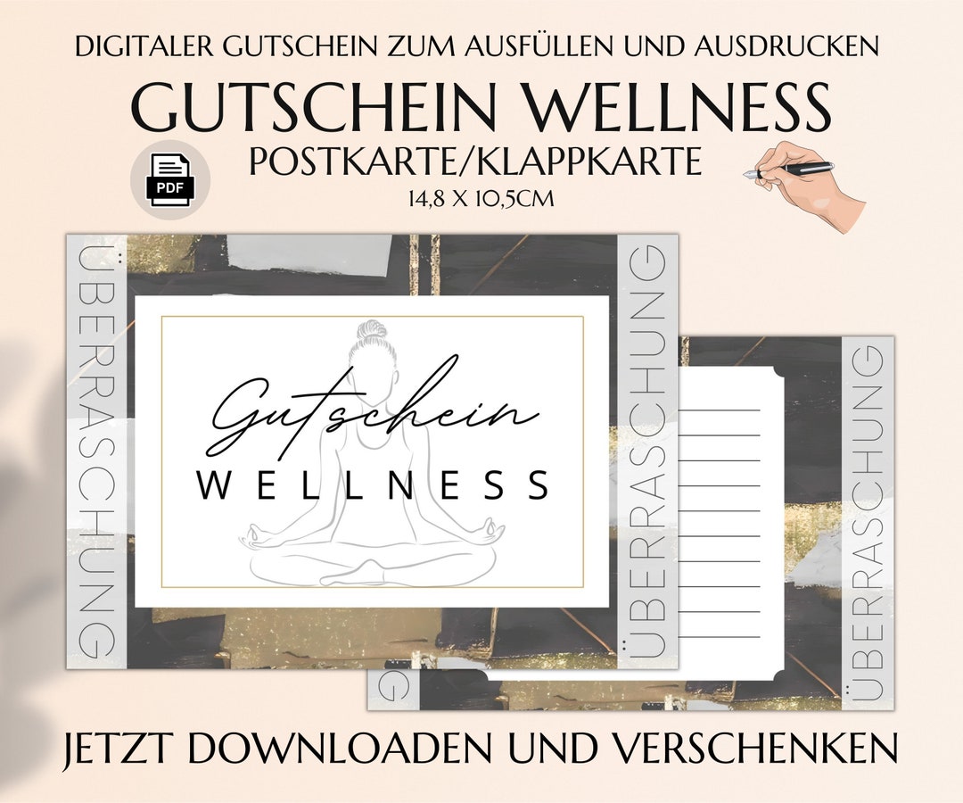 Gutschein Zum Ausdrucken Wellness