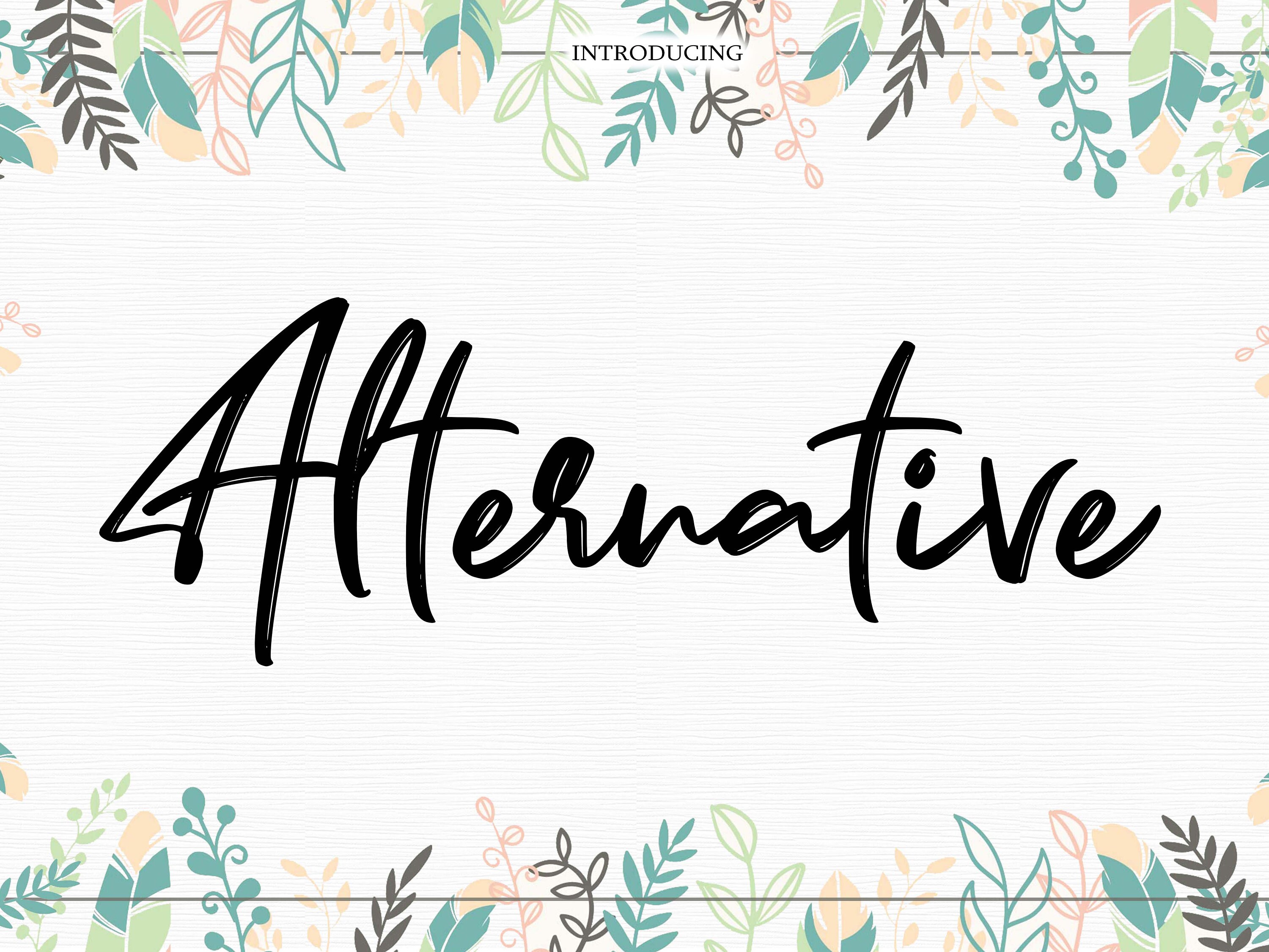 Alternative Cursive Letter, Handwritten Font, Font Swirly, Cricut Font ...
