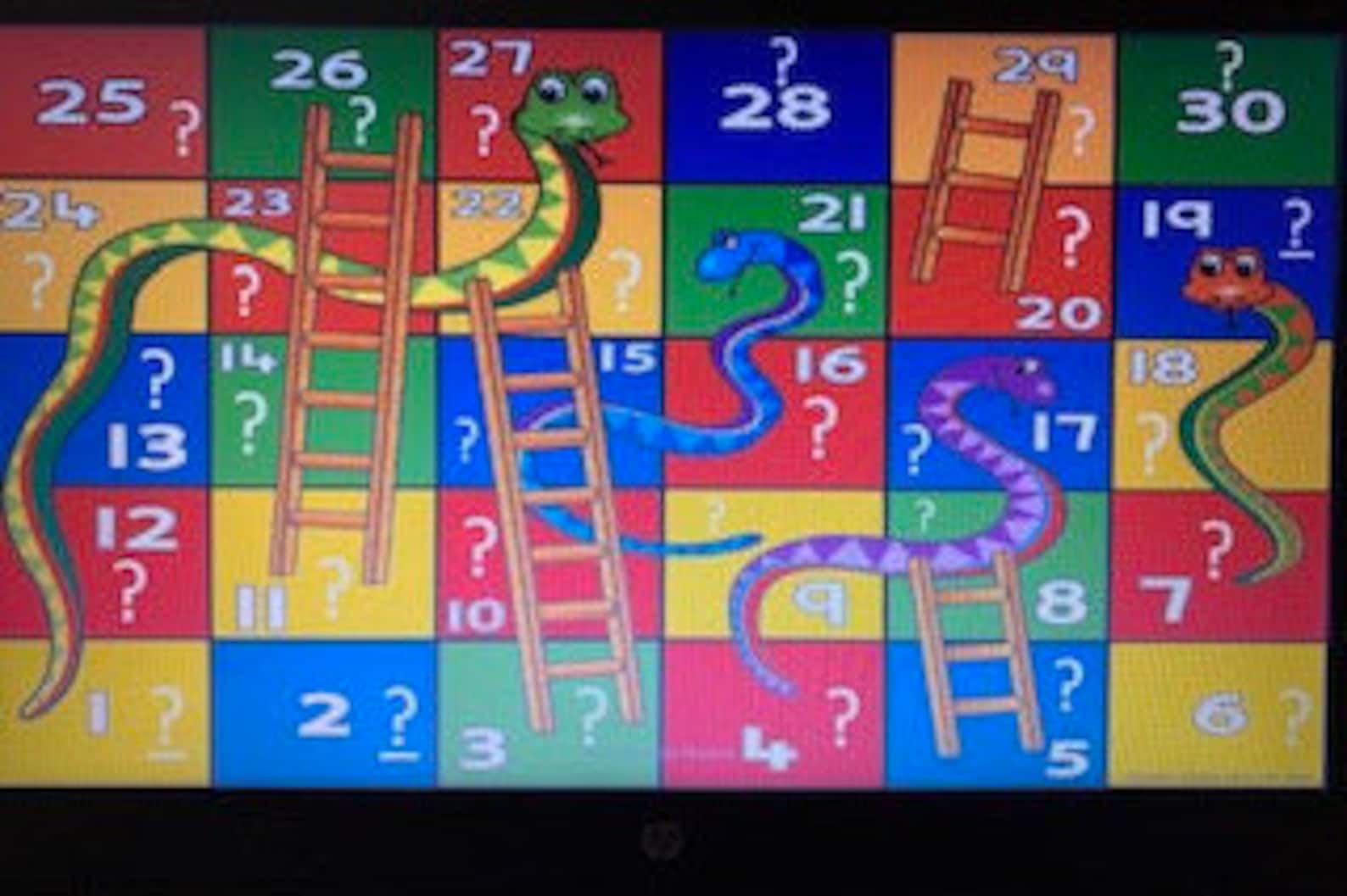 Snakes and Ladders, Telehealth Board Game, Practice Social Skills - Etsy