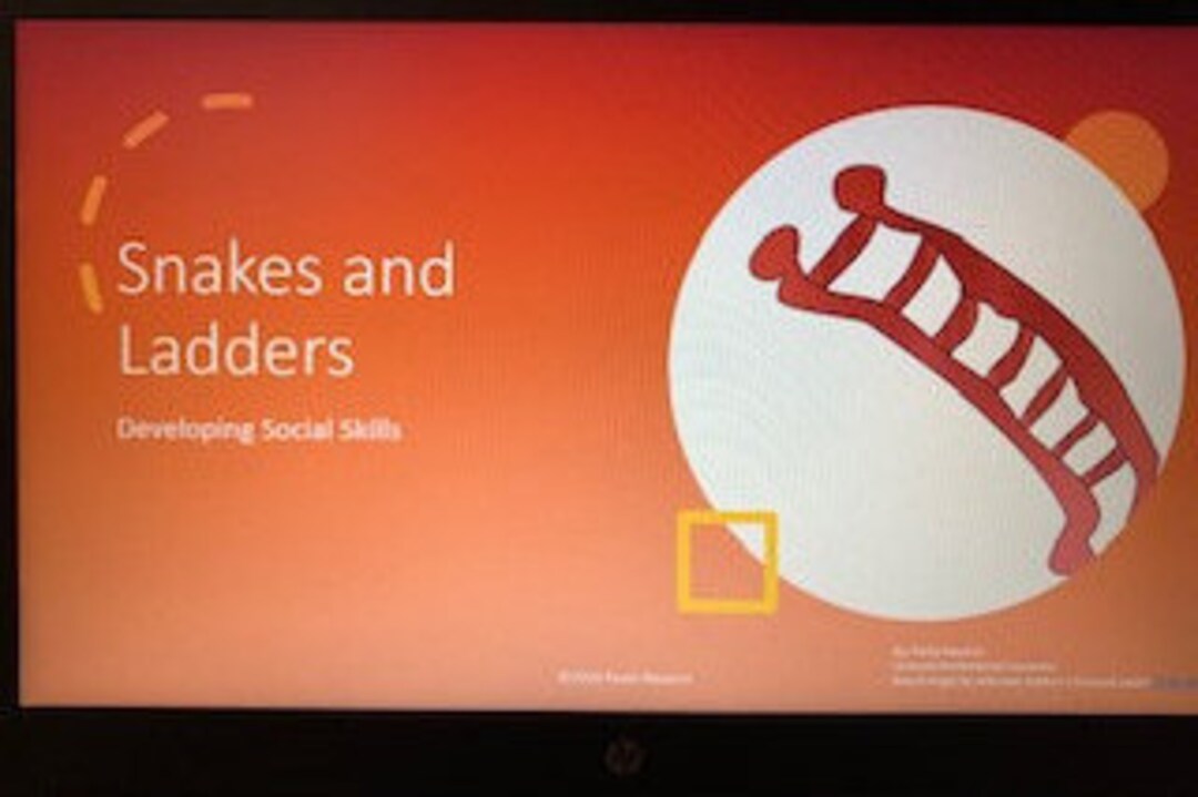 Snakes and Ladders, Telehealth Board Game, Practice Social Skills - Etsy