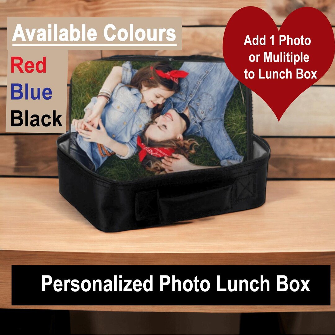 Custom Photo Lunch Box for Women Personalized Insulated Lunch Box for ...