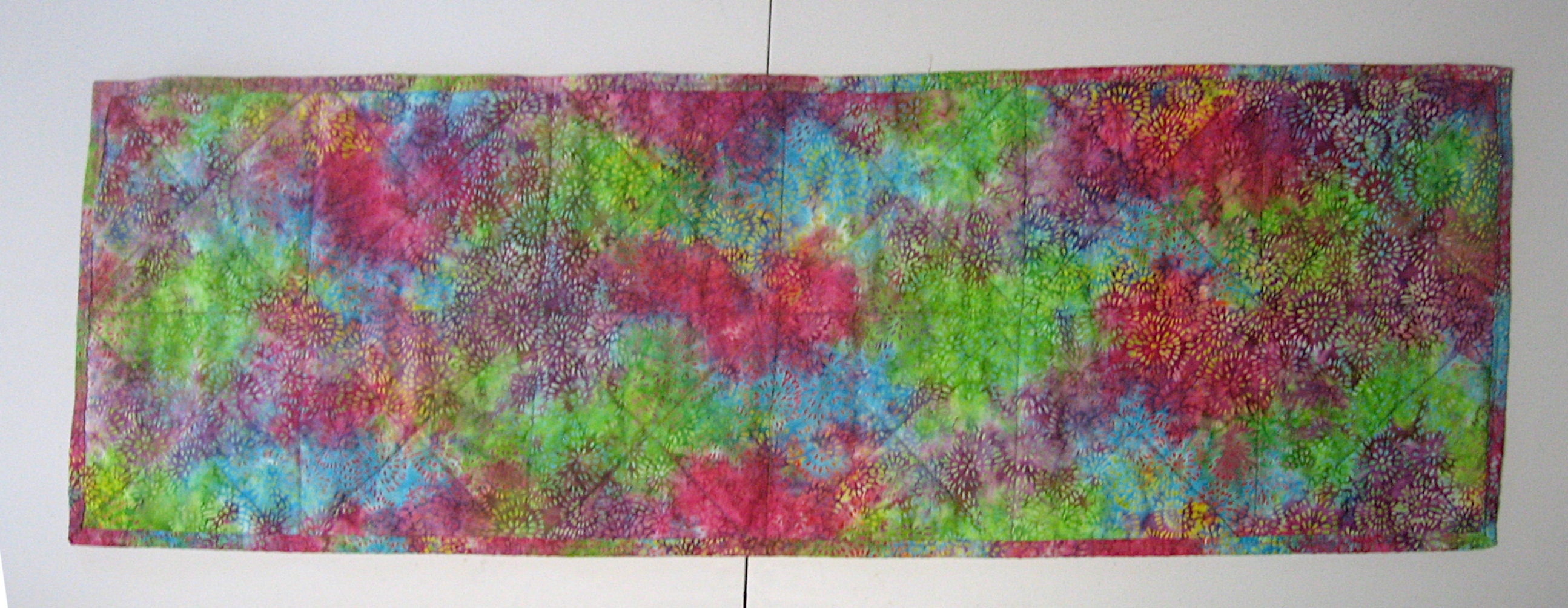 Batik Four Patch Table Runner - Etsy