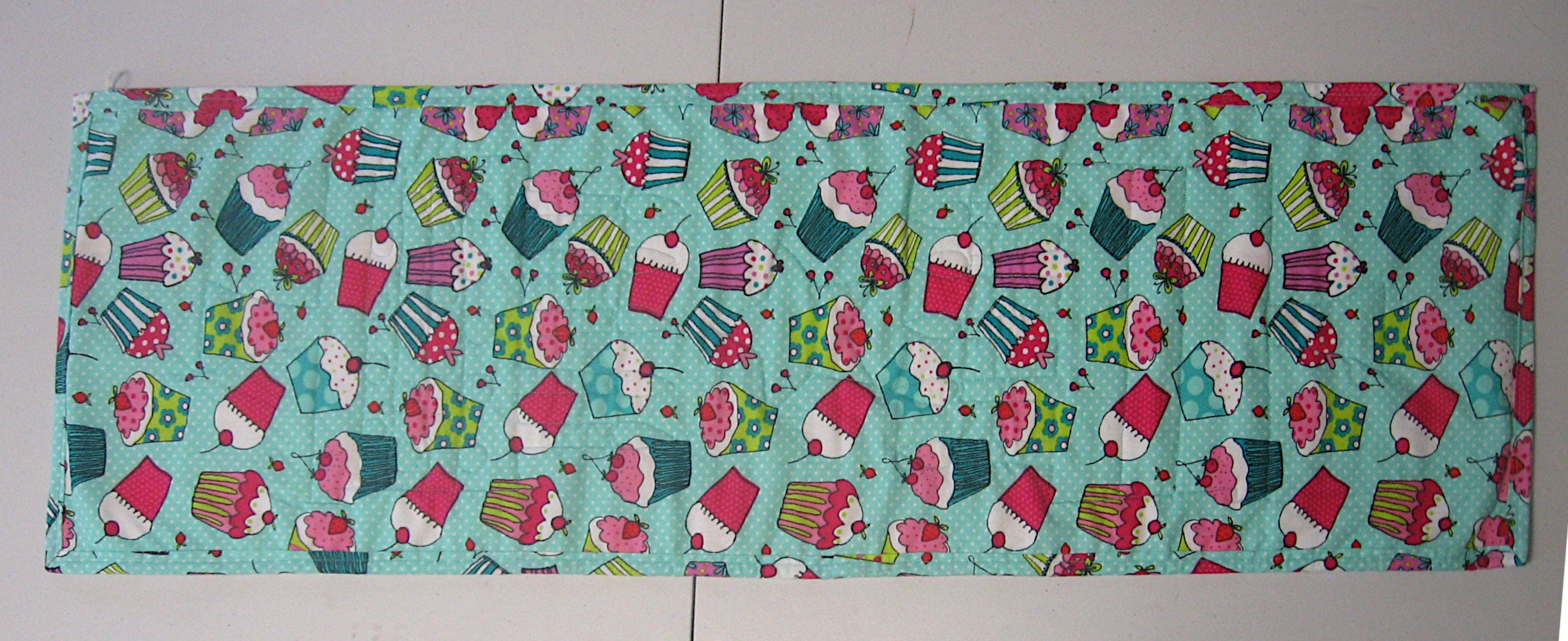 Chocolate and Orange Birthday Cakes Quilted Table Runner - Etsy