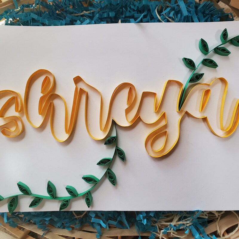 Quilling Name - Etsy