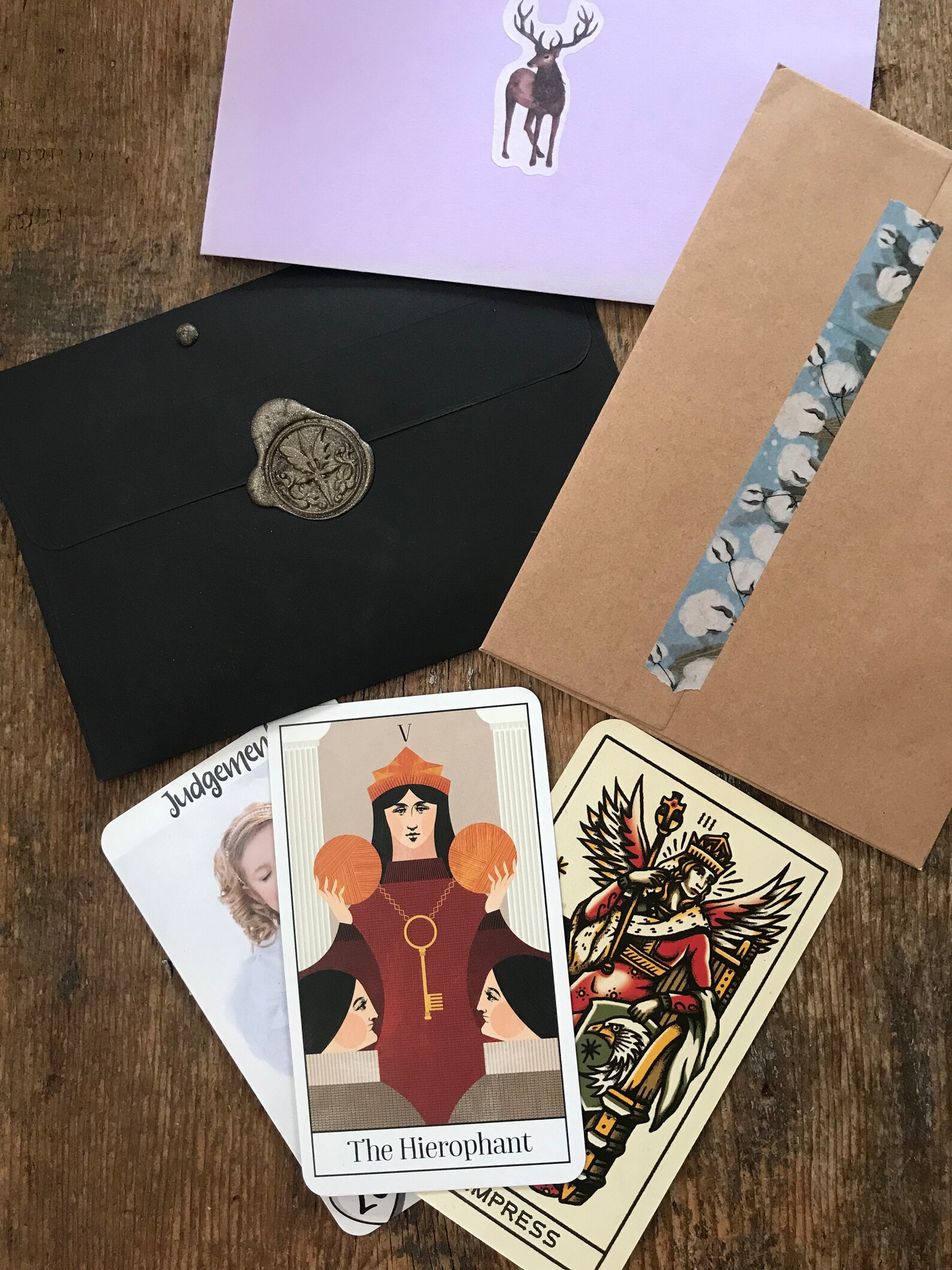 Witchmail - 3 Card Handwritten Tarot Card Reading, Mailed to You! - Etsy