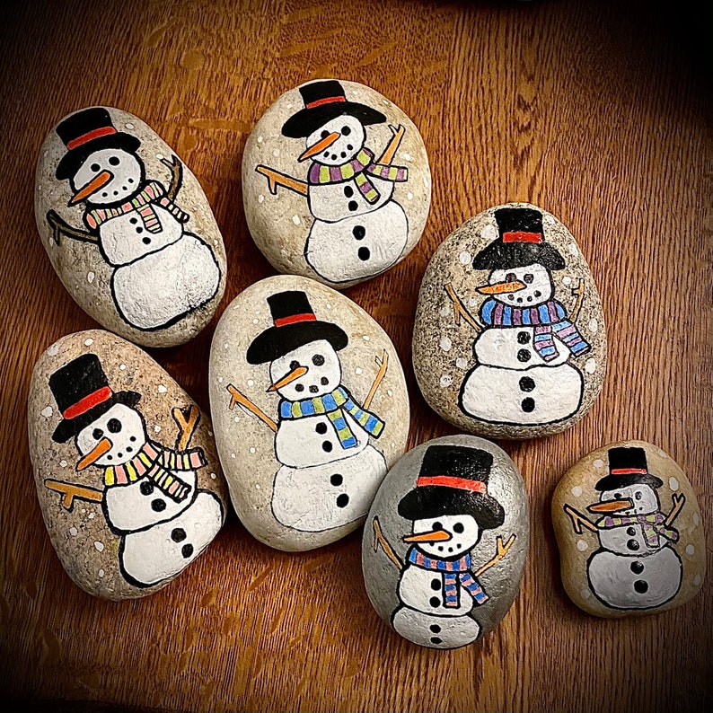 Snowman Rock - Etsy