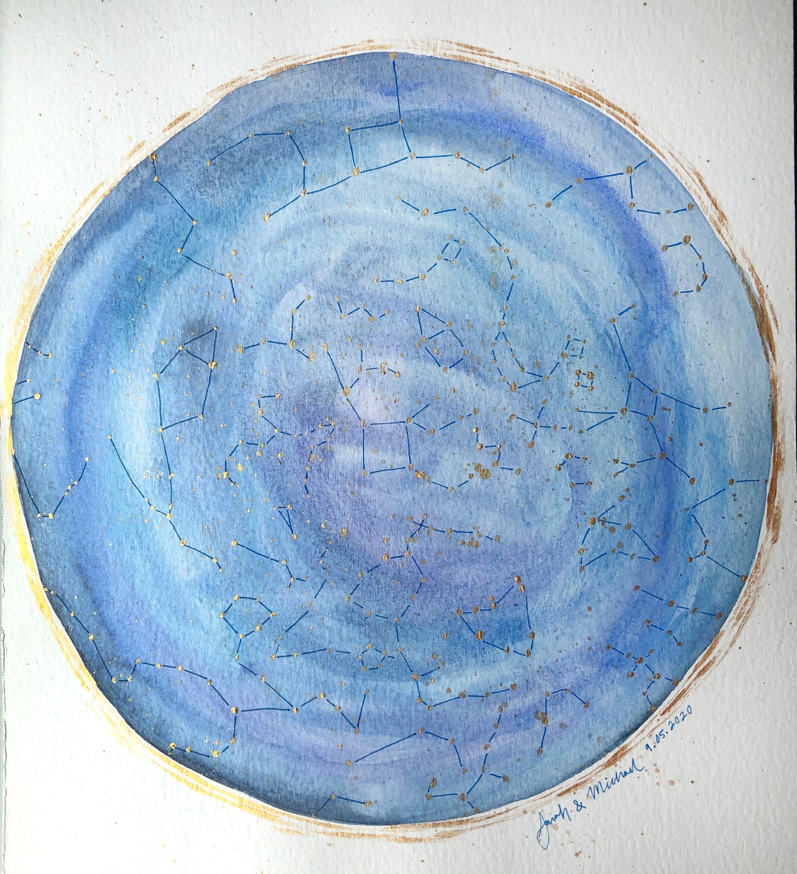 Handmade Custom Star Chart - Etsy