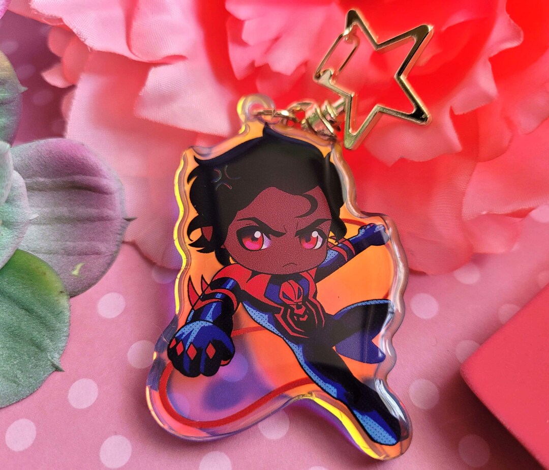 Spiderverse Double-sided Acrylic Charms - Etsy