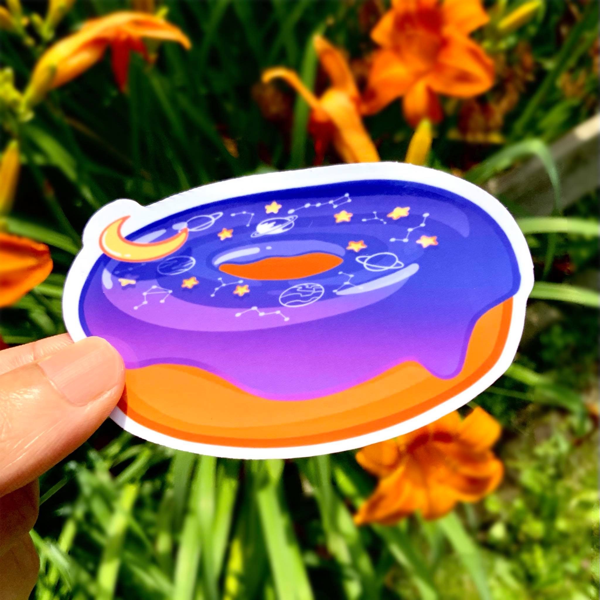 Celestial Treat Sticker Set (4 Pcs) | Galaxy Food Sticker | Cotton ...