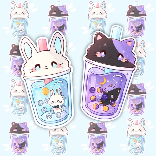 Boba Tea Sticker - Etsy