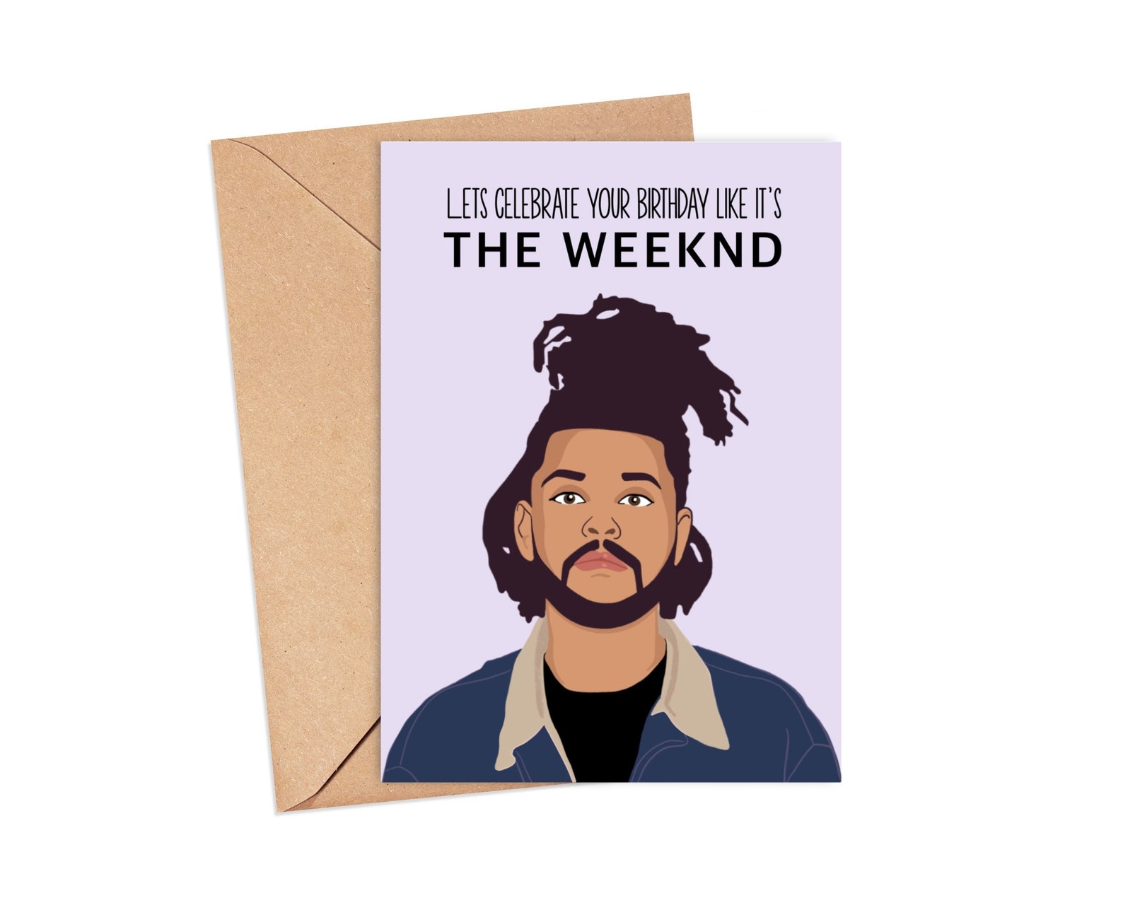 THE WEEKND Birthday Card Greeting Card | Etsy