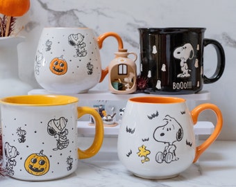 Autumn Peanuts Snoopy Mug - Etsy