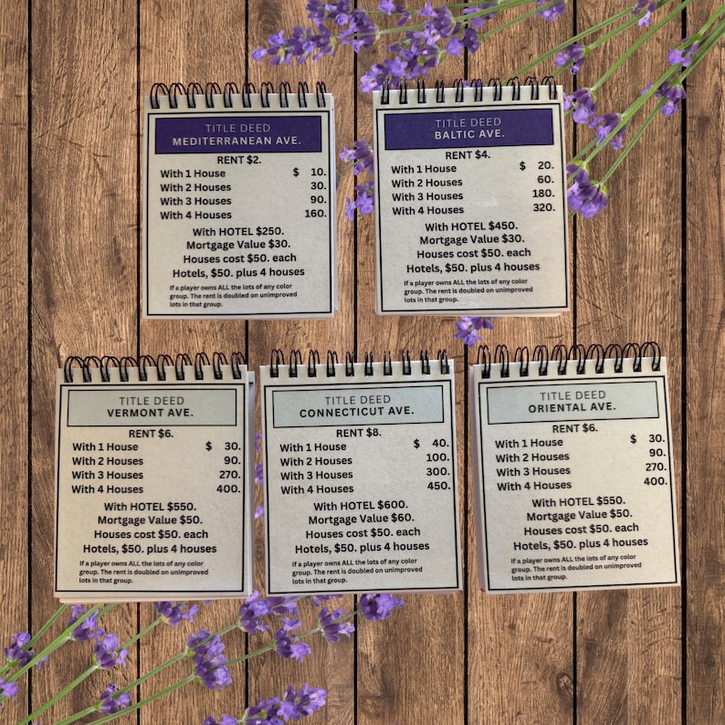 Monopoly Game Notebooks: Stocking Stuffers - Etsy