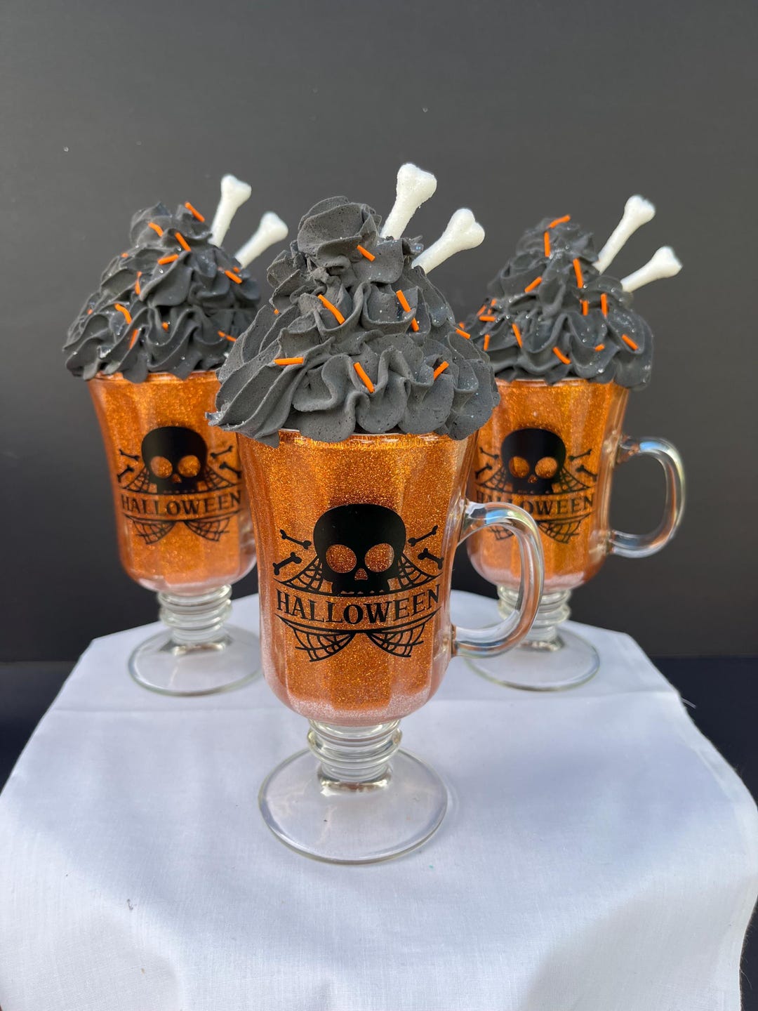 Halloween Skull Faux Sundae - Etsy