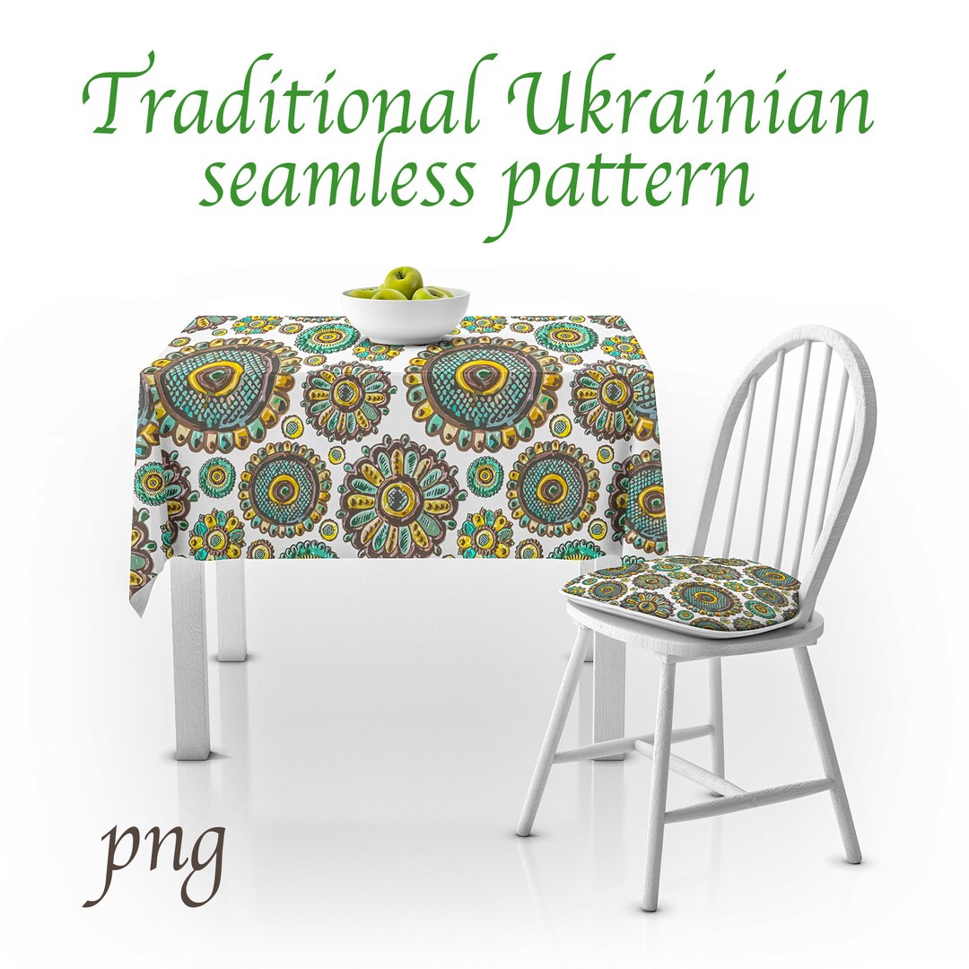 Traditional Ukrainian Flowers Seamless Pattern,boho Flowers Repeat ...