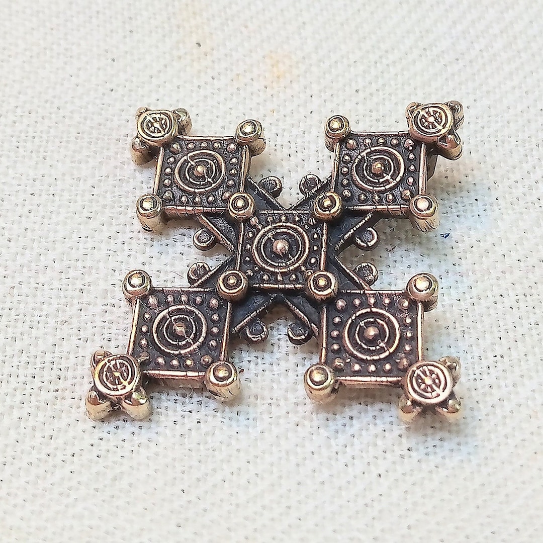 Ukraine Brass Cross Pendant,vintage Brass Cross,ukrainian Cross Pendant ...