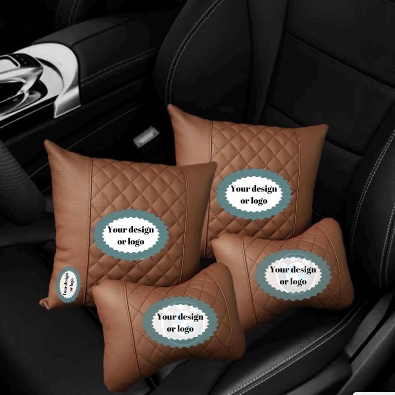Custom Headrest Pillow Car - Etsy