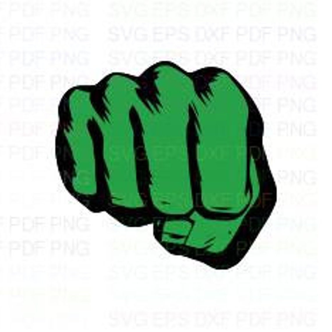 Hulk Hand Silhouette