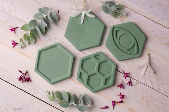 Concrete drink coasters store