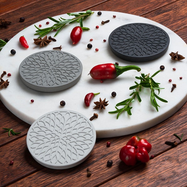Concrete Coasters - Etsy