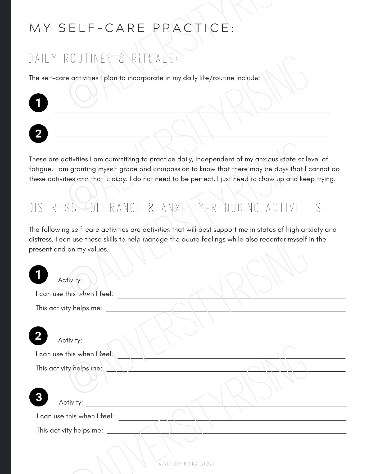 ULTIMATE Self-care Guide: A 12-page DIGITAL Download to Help You Define ...