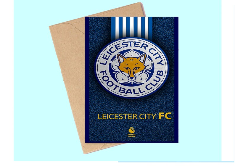 Birthday Card or Fathers Day Card Leicester City LCFC Football Card for ...