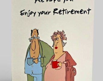 Rude Retirement Card | Etsy UK