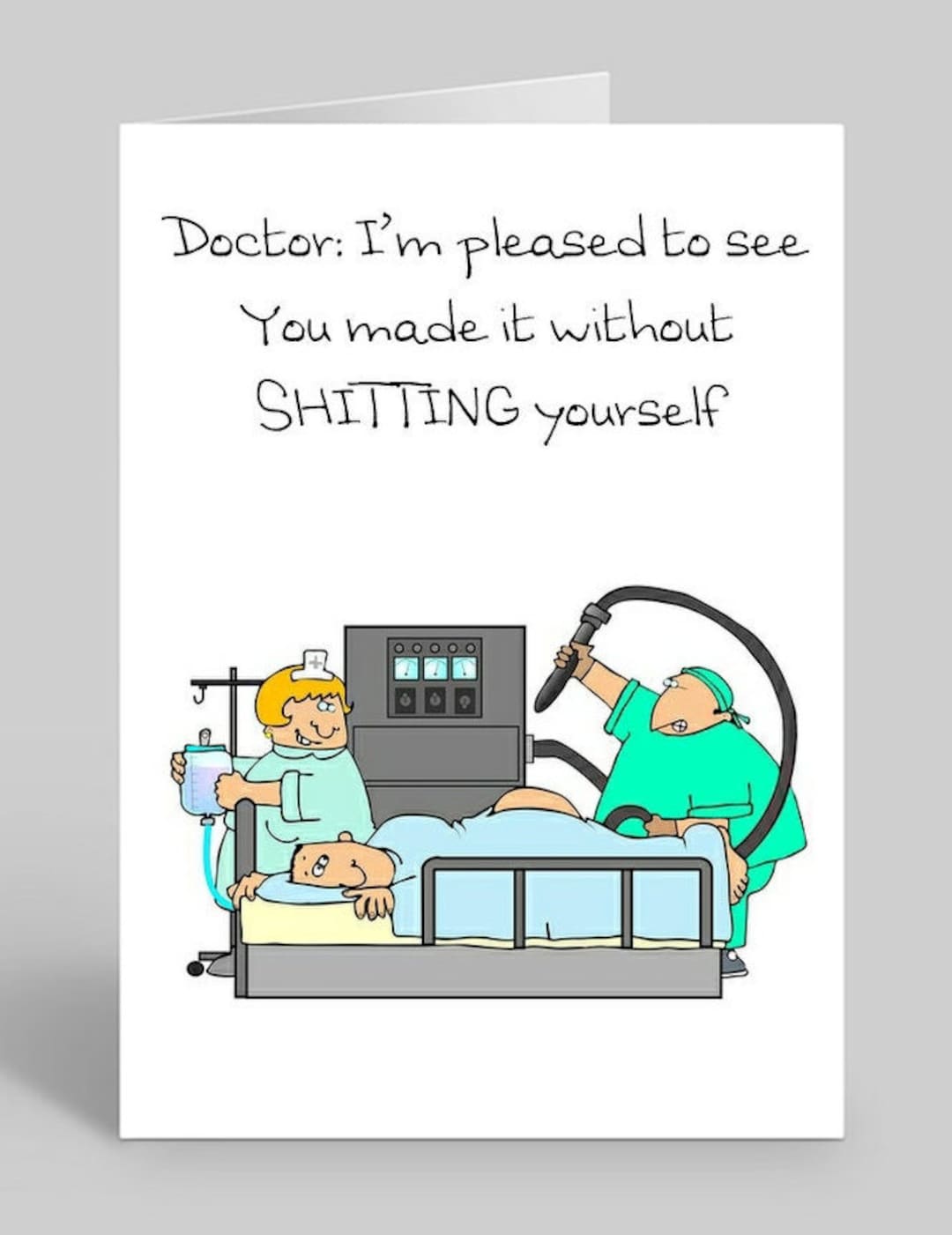 Get Well Soon Card Funny Card Humourous Get Well Soon Card - Etsy