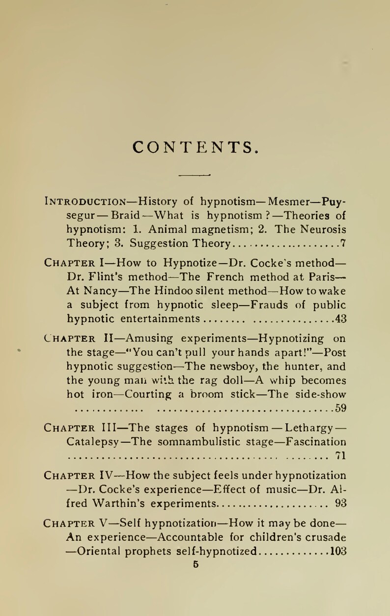 LEARN HYPNOTISM: Vintage Book, Hypnosis, Mesmerism, Mind Reading ...