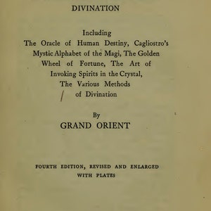 CARTOMANCY & OCCULT DIVINATION: Vintage Book, A E Waite, Astrology ...