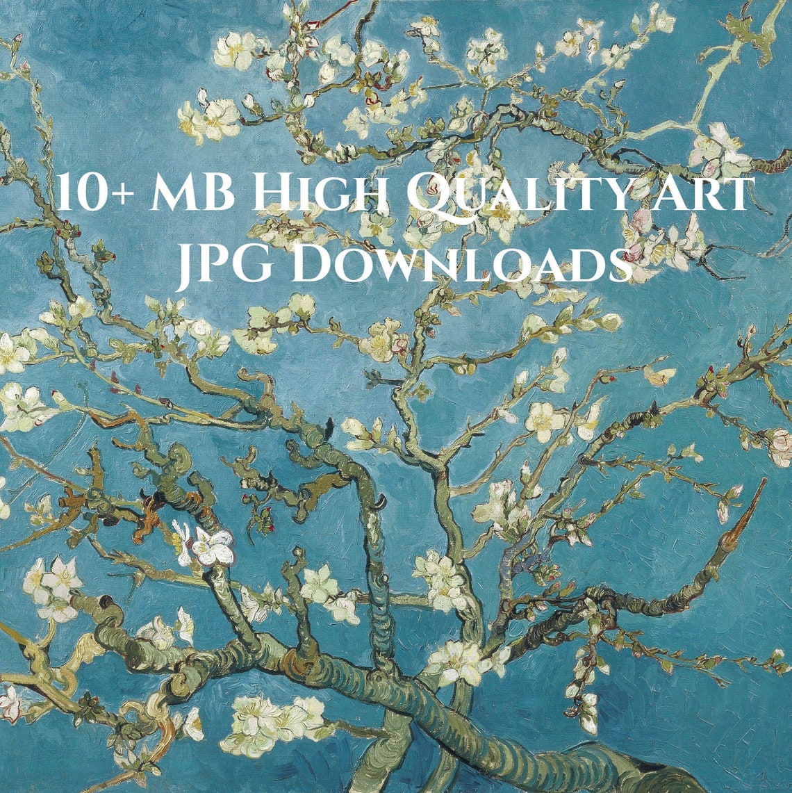 Van Gogh Digital Art Download, High-resolution 10MB JPG, Digital Image ...